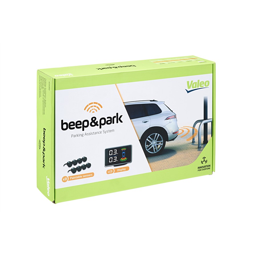Radar de recul 8 capteurs avec écran LCD VALEO BEEP&PARK : Norauto.fr