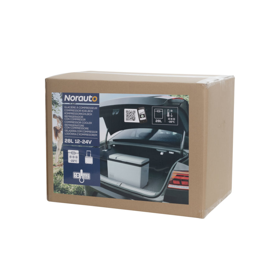 Glacière NORAUTO 28L 12V/24V Compression : Norauto.fr