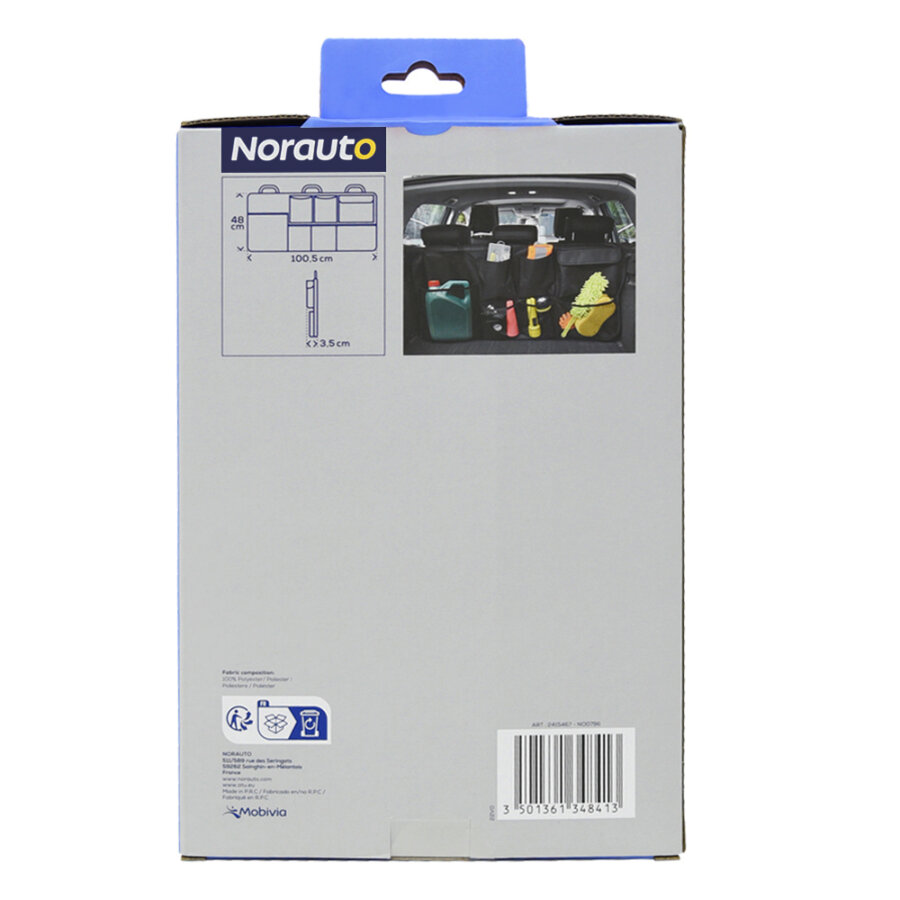 Grand organisateur de coffre et de siège NORAUTO taille XL : Norauto.fr