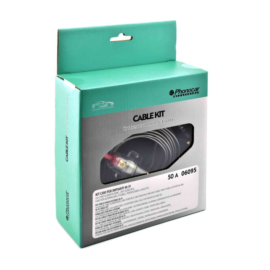 Réf. du kit de câbles pour amplificateur PHONOCAR 06095 : Norauto.fr