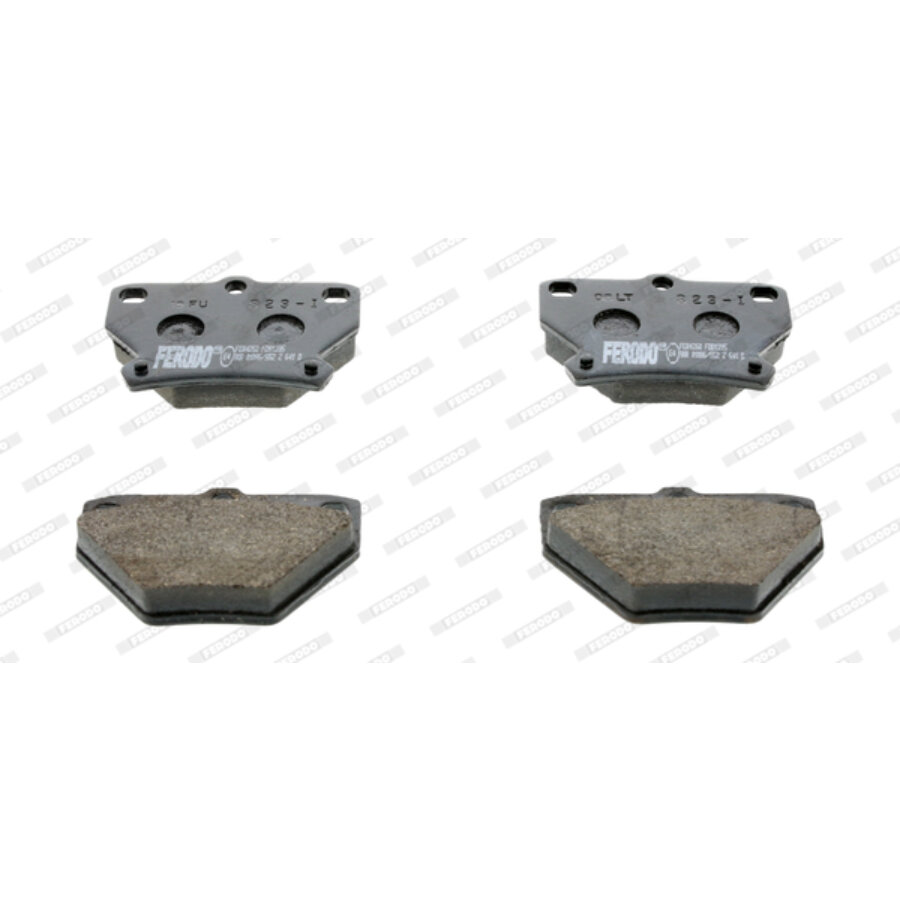 4 plaquettes de frein FERODO FDB1395 : Norauto.fr