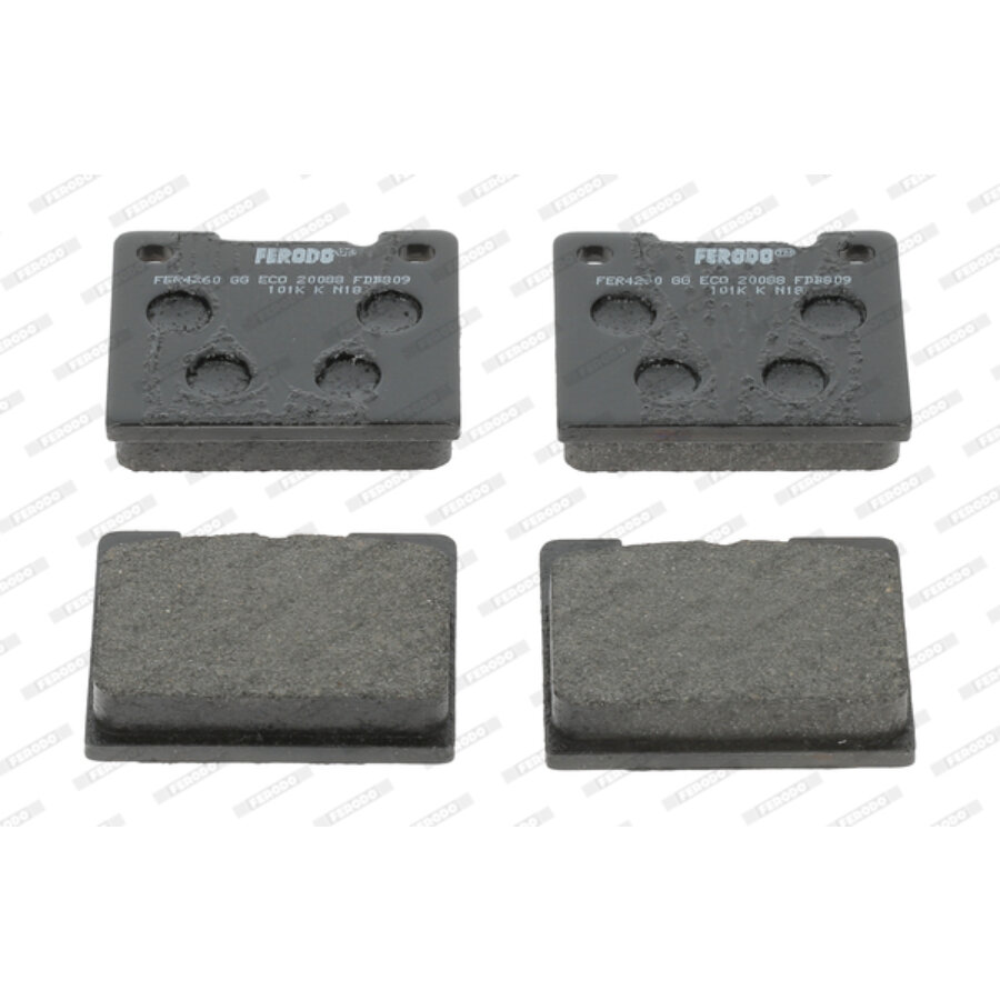 4 plaquettes de frein FERODO FDB809M : Norauto.fr